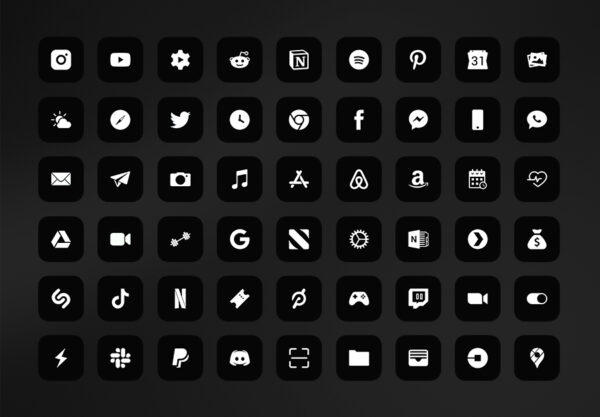 Minimal Icon Pack for iOS – Alex Perri